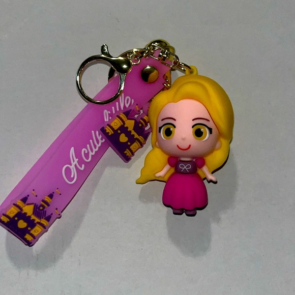 Disney | Toys | Disney Princess Rapunzel Keychain Bag Clip | Poshmark